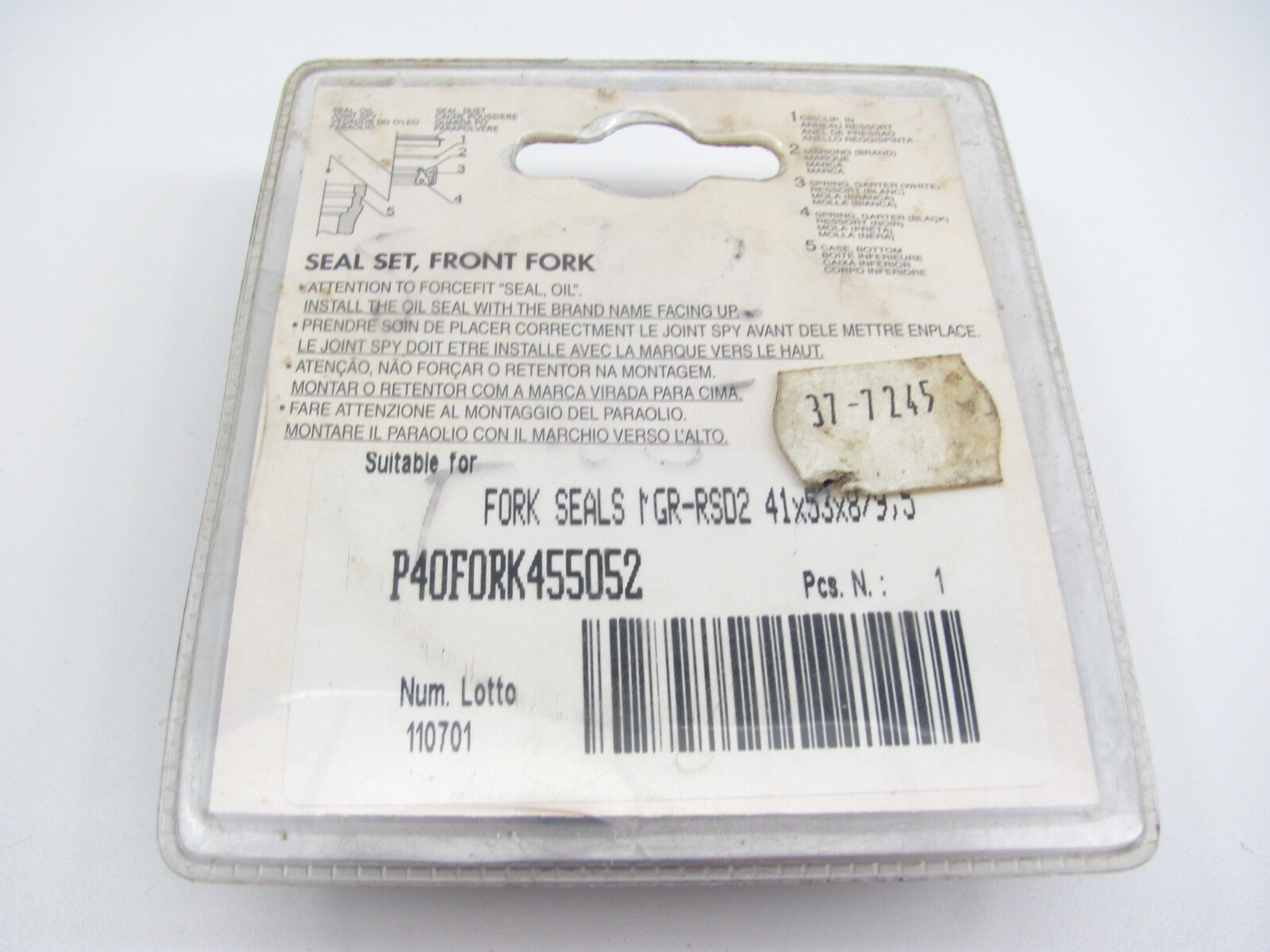 Athena+-+P40FORK455052+-+Fork+Seals%2C+41x53x9.5mm for sale online | eBay