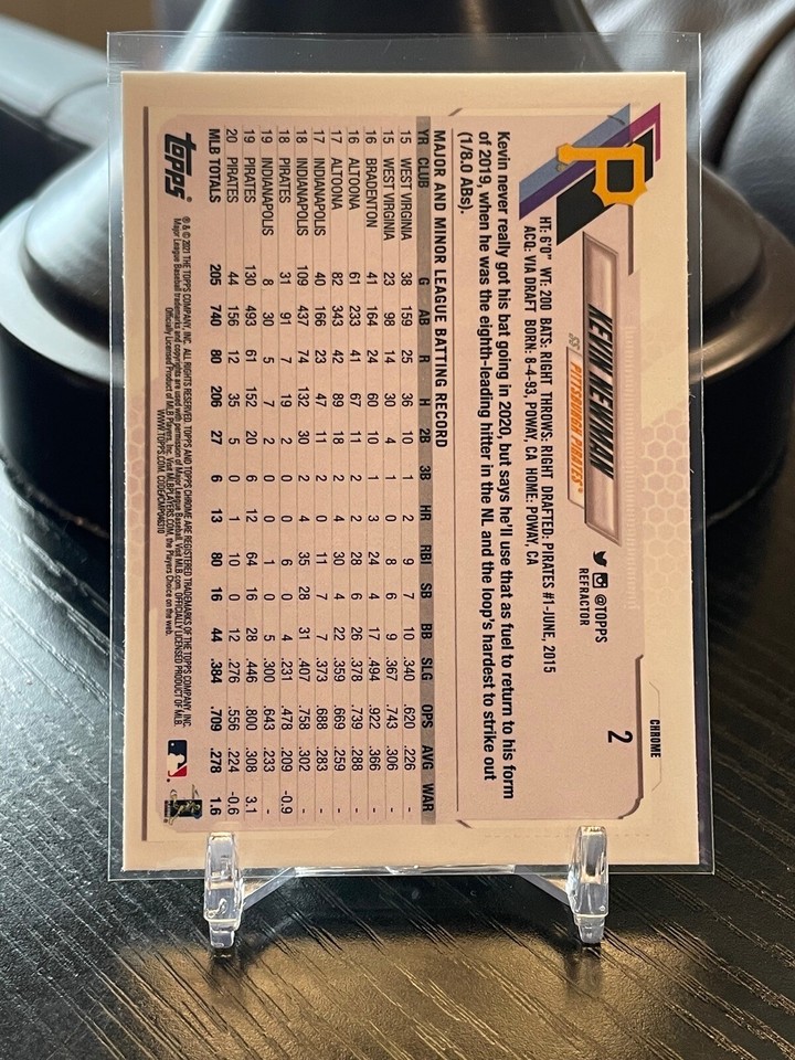 2021 Topps Chrome Kevin Newmann #2 Refractor Mint! | eBay