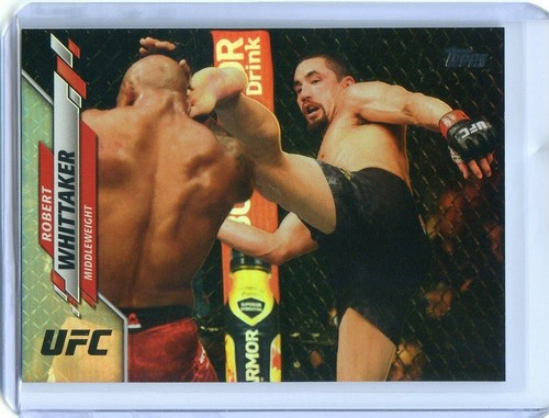 2020 Topps UFC - Rainbow Foil #40 Robert Whittaker for sale online | eBay