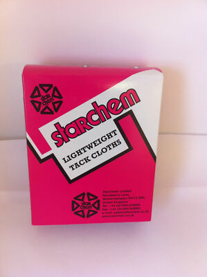 Lightweight or Basecoat Tack Cloths By Starchem- PK of 10 Bodyshop Part ...