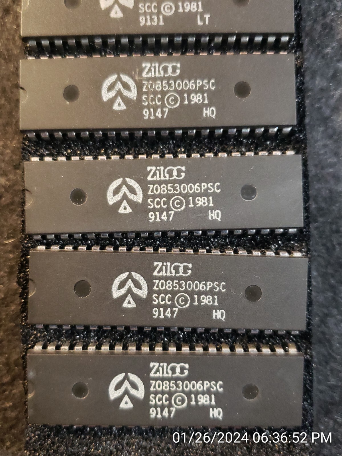 Z0853006PSC ZILOG 40 PIN DIP SCC SERIAL COMMUNICATION CONTROLLER(DS3D3 ...
