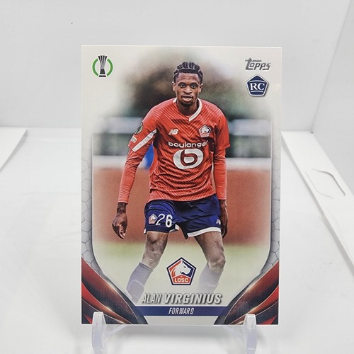 Alan Virginius LOSC Lille Topps 2023-24 UEFA Club Competitions Rookie ...