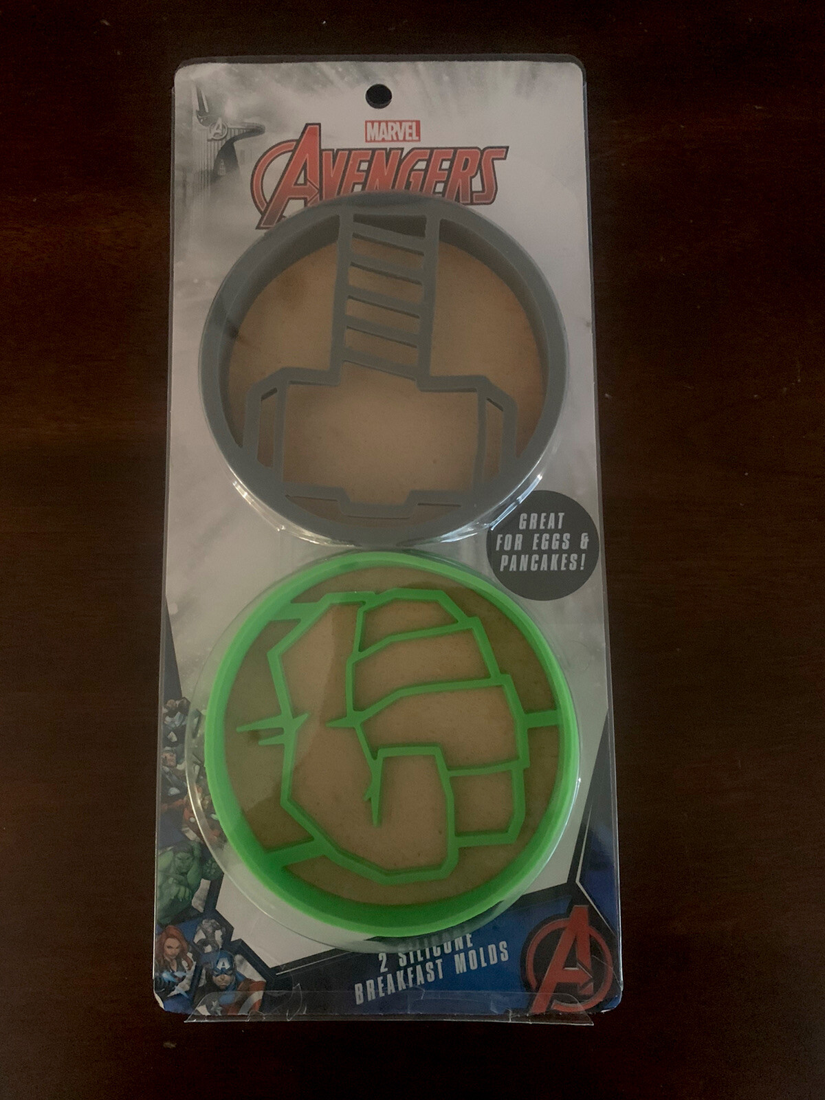 Marvel Avengers Set of 2 Thor Incredible Hulk Silicone Pancake ...