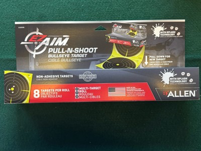 ALLEN EZ AIM PULL-N-SHOOT SPLASH 12X12 BULLSEYE TARGET ROLL, 8 PIECES ...
