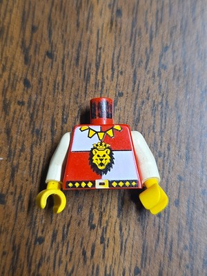 LEGO 973p4ec01 Torso Castle Royal Knights Lion Head and Necklace (A ...