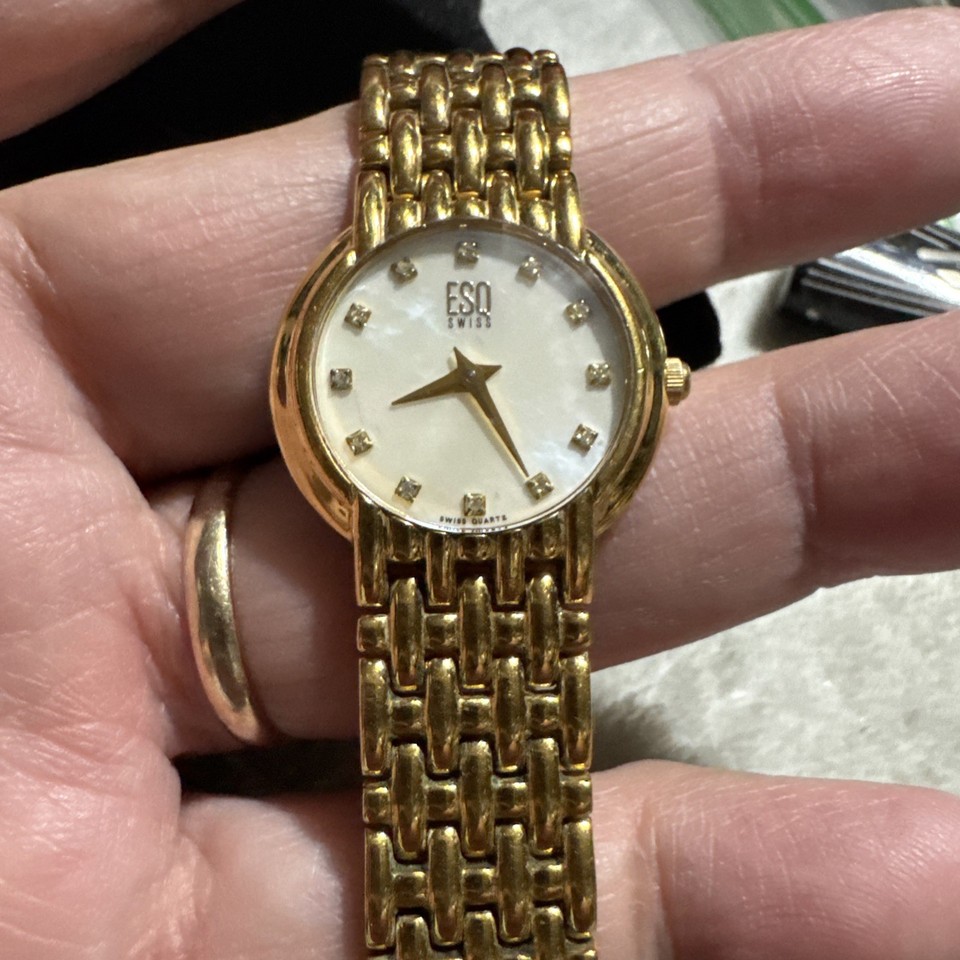 Women’s ESQ Esquire Watch With Diamonds | eBay
