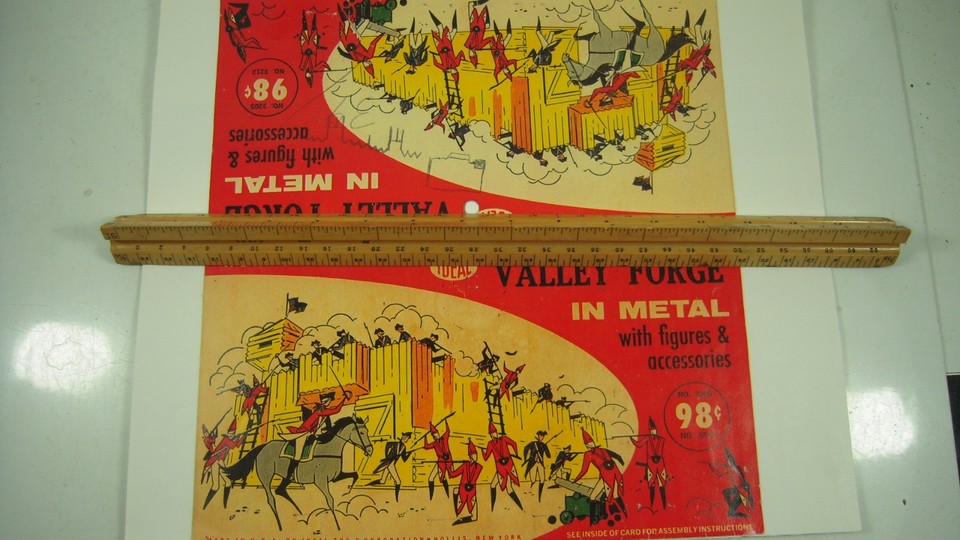 Ideal Valley Forge Paper Copy of the Header Card, 1950s | eBay