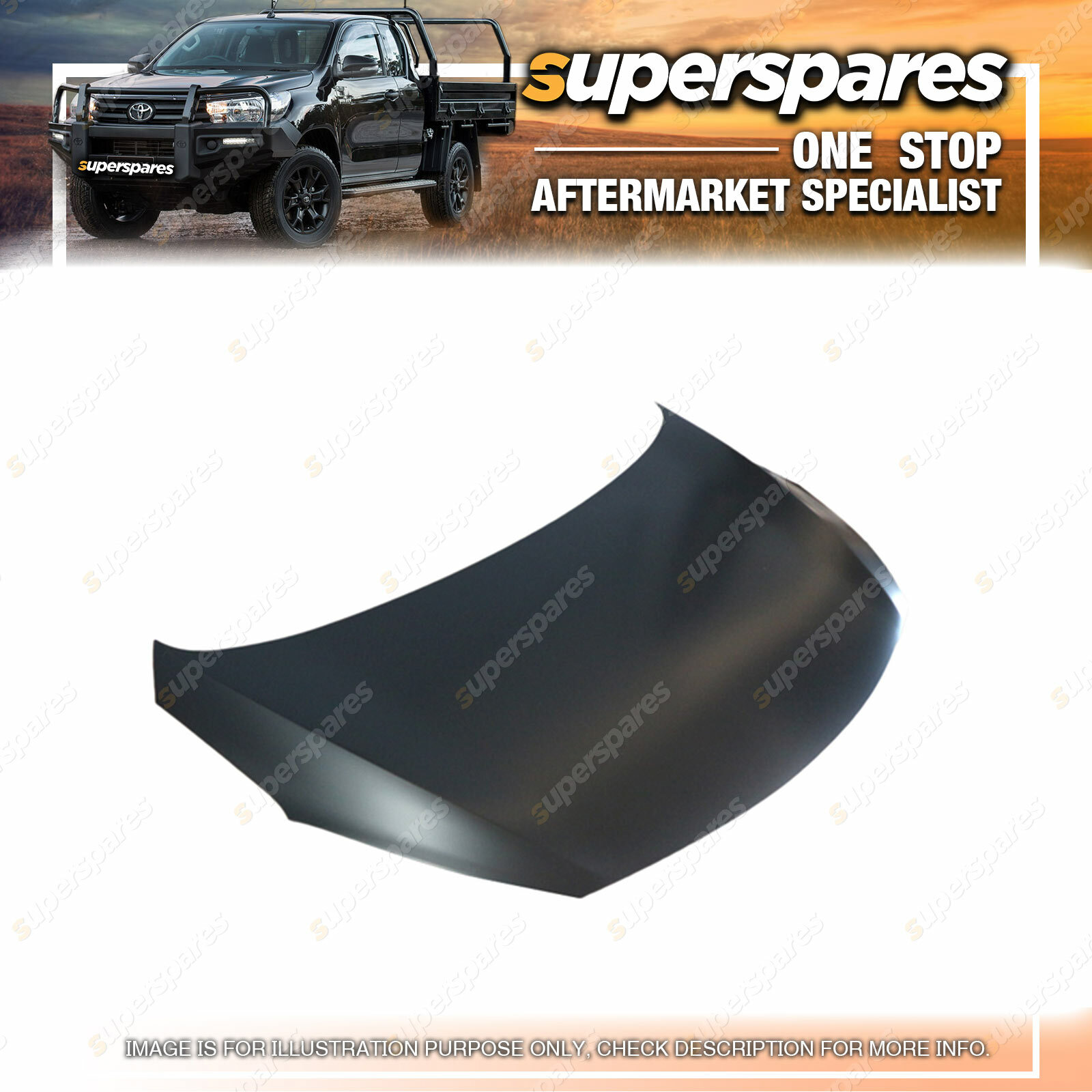 Superspares Bonnet for Kia Cerato YD 2013-ON Premium Quality Long Life ...