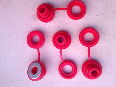 4x Hi Temp Red Snapper Exhaust Grommet With Washer anti-vibration ...