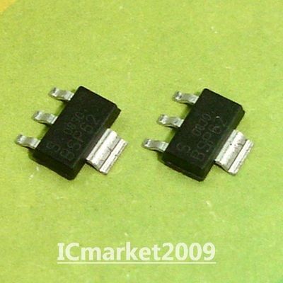 5 PCS BSP62 SOT-223 SMD PNP Silicon Darlington Power Transistors Chip ...