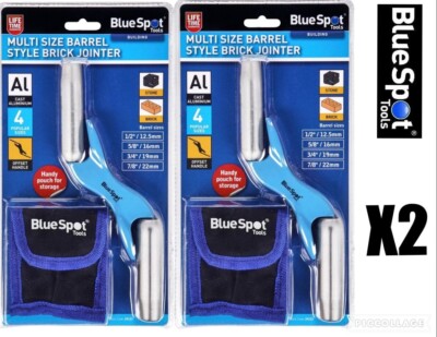 Brick Jointer Set Barrel Style 4 Sizes 12.5mm 16mm 19mm 22mm Bricks ...