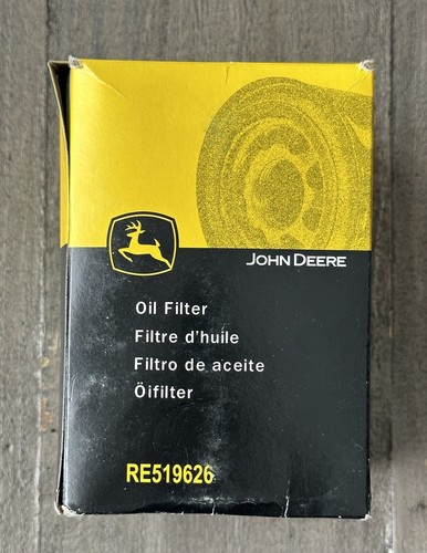 Genuine John Deere Original Equipment Oil Filter #RE519626 - New ...