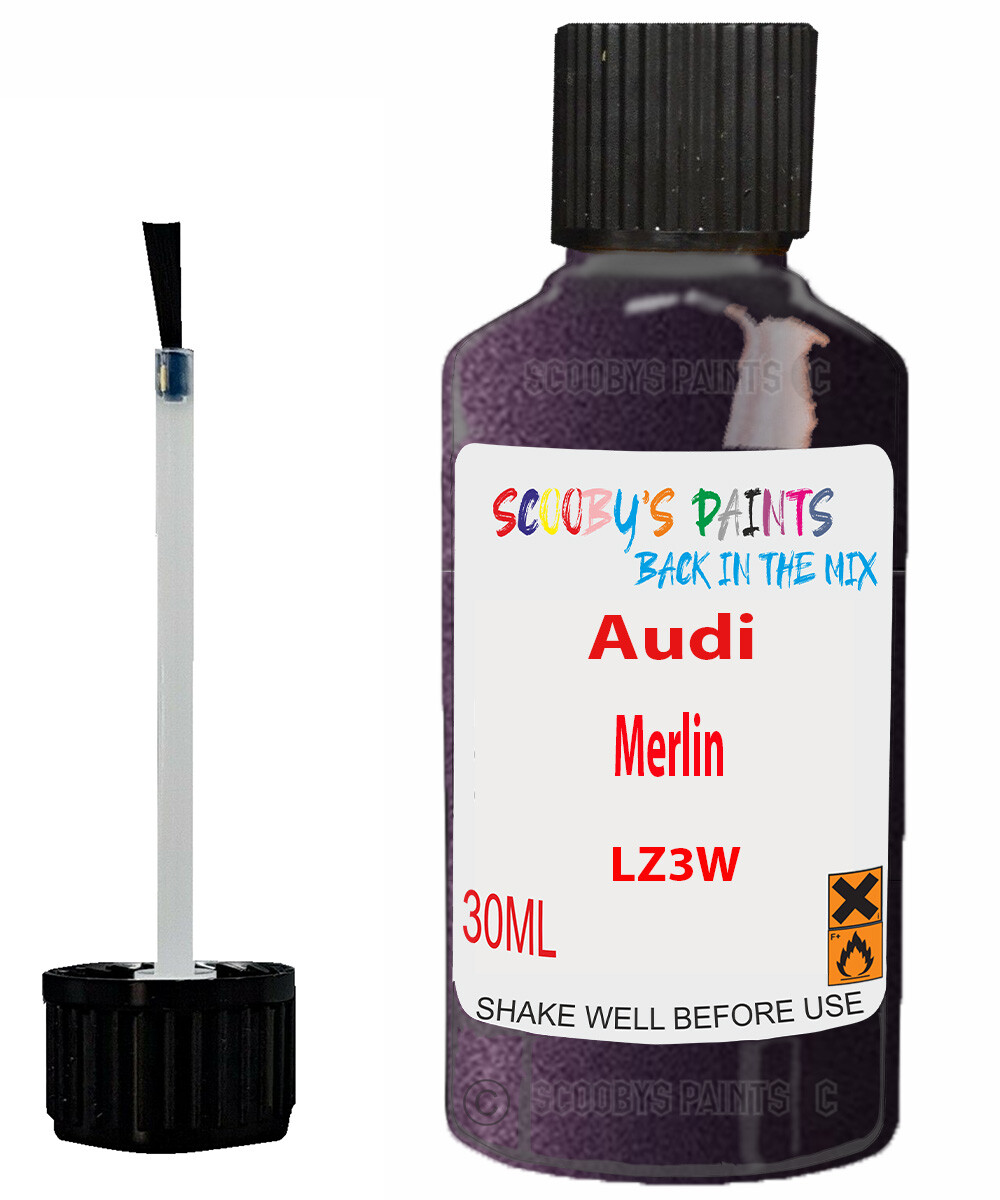 Paint Touch Up For Audi A4 Merlin Code Lz3W Scratch Car Chip Repair ...