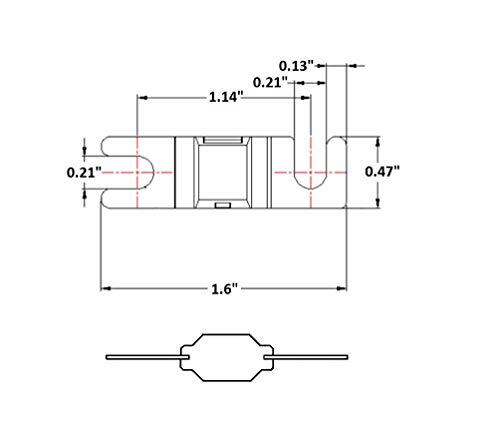 Mini Anl 80 Amp Fuses For Automotive Marine Audio Video System ...