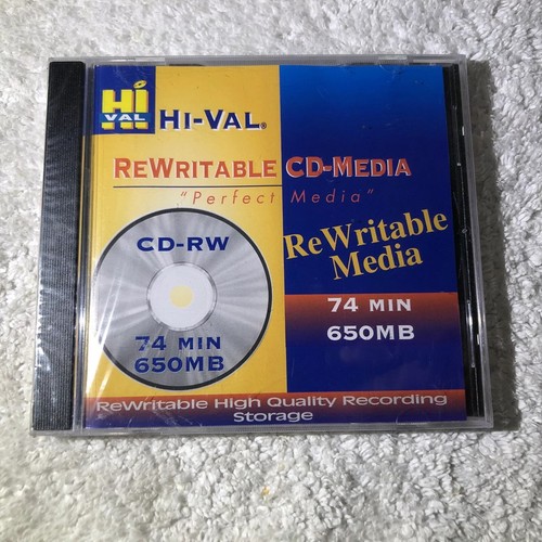 Hi-Val Rewritable Cd-Media CD-RW 74 Minutes 650 MB | eBay