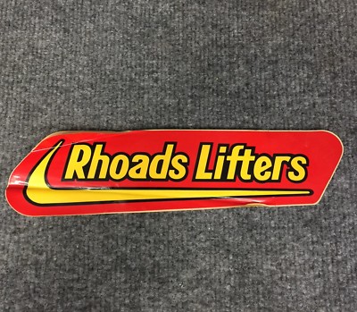 Vintage 10” Rhoads Lifters Racing Sticker Decal | eBay