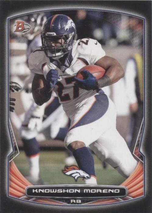 2014 Bowman - Knowshon Moreno #75 Black for sale online | eBay