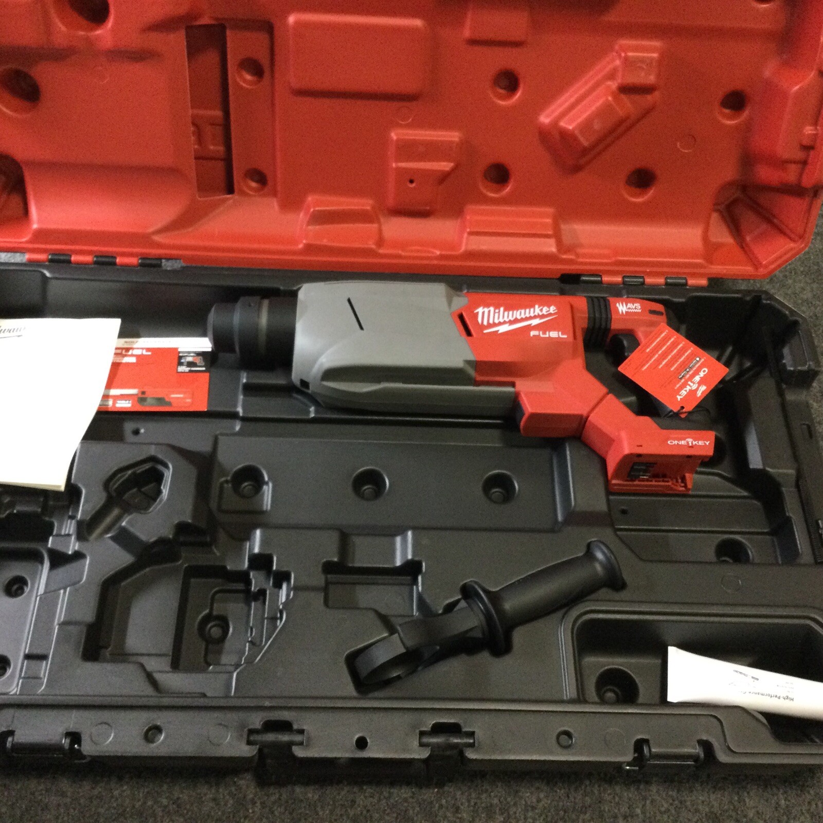 Milwaukee 2916-20 M18 FUEL 1-1/4 SDS Plus D-Handle Rotary Hammer w/ ONE ...