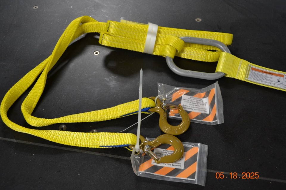 Two Leg Nylon Web Spreader w 1/2" Alloy Link x 6 ft Spreader Crane 1 ...