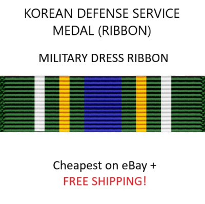 Korean Defense Service Medal (Ribbon) - OFFICIAL ISSUE | eBay