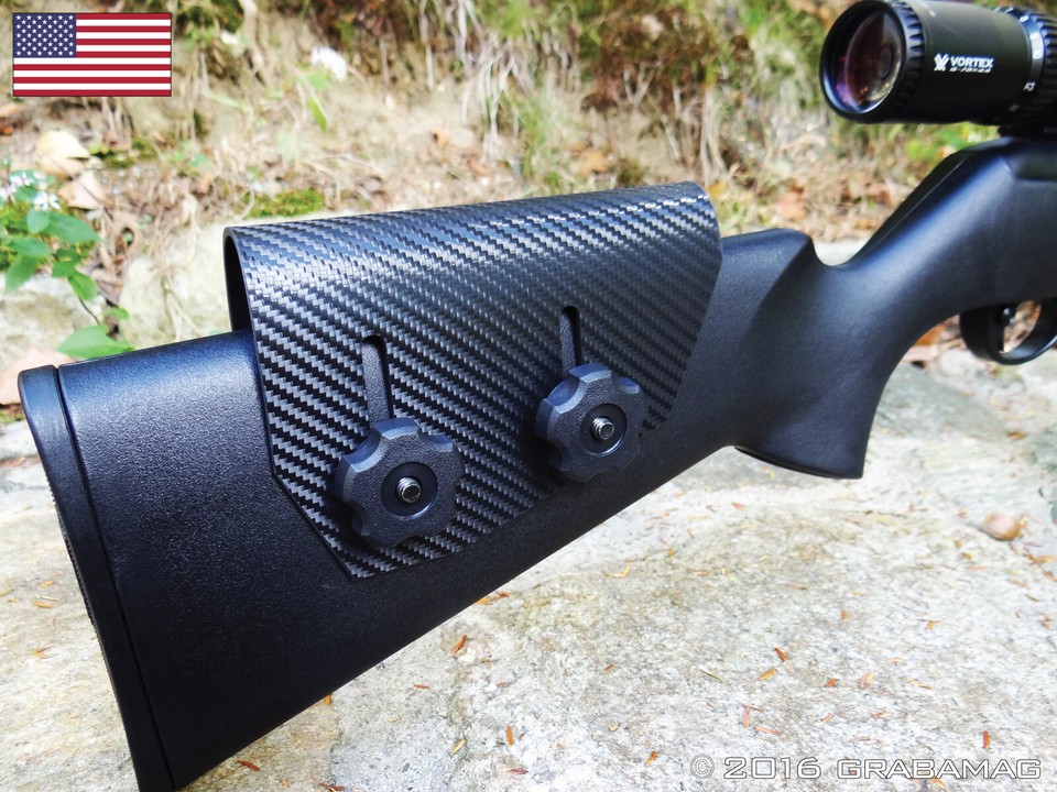 Best Premium Carbon Fiber Cheek Riser .125 Razor Rest Cheek Pad Rifle ...
