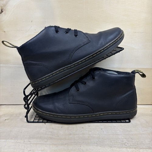 Dr. Martens Will Black Leather Chukka Boots AW501 Men's Size 8 Air Wair ...