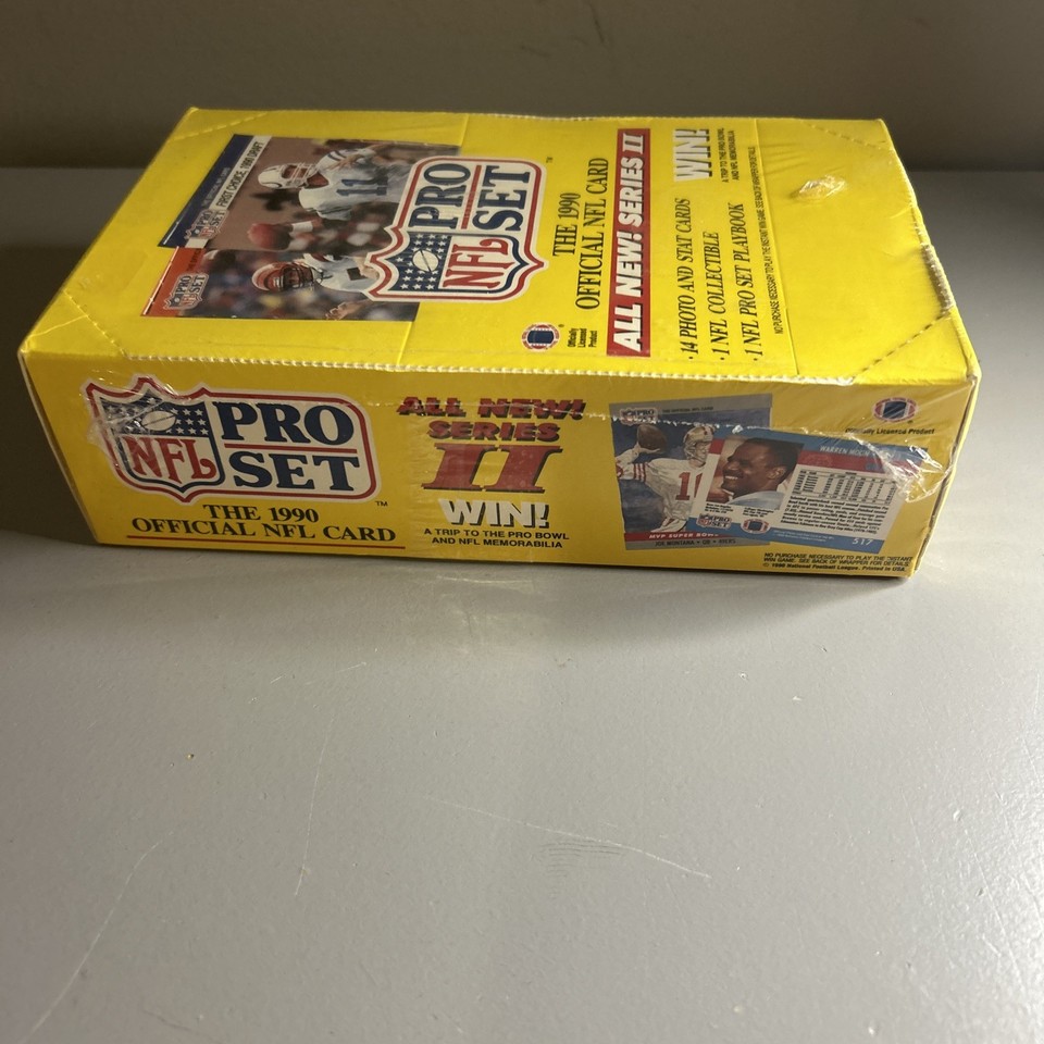 1990 NFL Pro Set Series 2 Football Cards BRAND NEW Factory Sealed Box ...