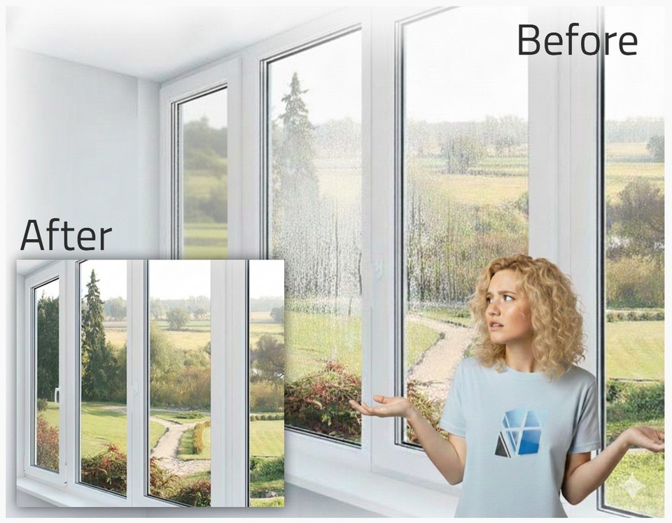 1-10 x Window kit Clears Condensation Failed Blown Double Glazing ...