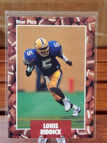 1991 Star Pics Football Louis Riddick - Pittsburgh Panthers -Rookie ...