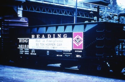 RDG reading railroad new hopper 82163 HTu dupe slide 1949 | eBay