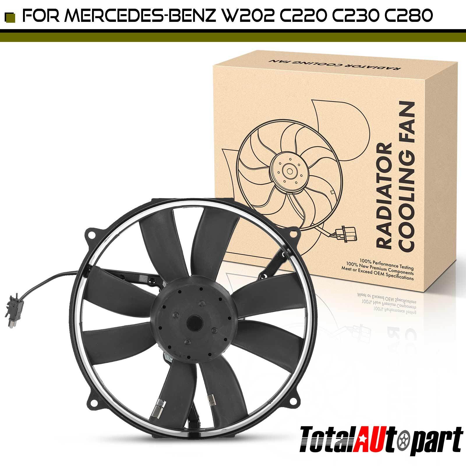Engine Radiator Cooling Fan Assembly for Mercedes-Benz W202 C220 C230 ...