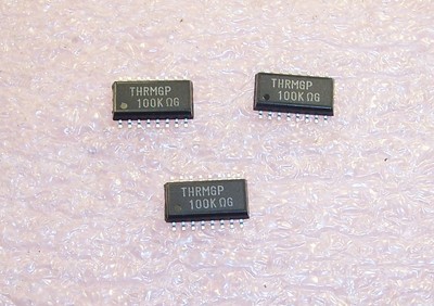QTY (100) 100K Ohm 5% 16 PIN SMD BUSSED RESISTOR NETWORKS THRMGP-100K ...
