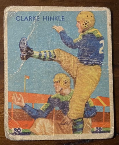 1935 National Chicle Football #24 Clarke Hinkle - HOF Packers G/F SET ...