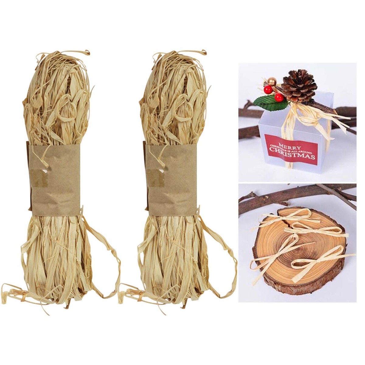 Raffia Fiber Wedding Invitations