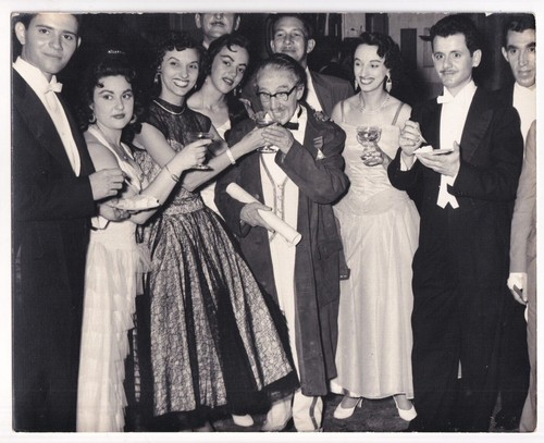 CUBAN COMEDIAN TV & THEATER ACTORS GALA NIGHT CUBA 1950s VINTAGE Photo ...