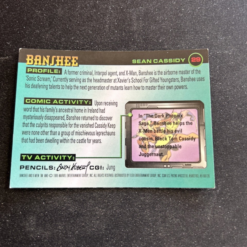 1995 Fleer Ultra Chromium Gold Banshee Generation X #29 | eBay