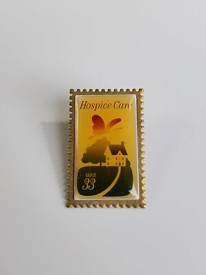 Hospice Care USA 33 Cent Postage Stamp Lapel Pin | eBay