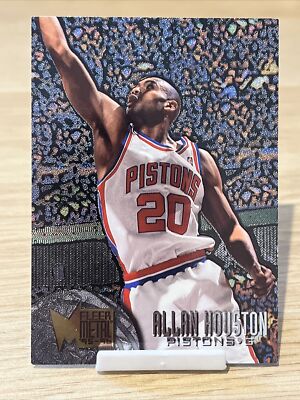 Allan Houston 1995-96 Fleer Metal #145 Base Set Detroit Pistons | eBay