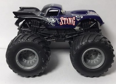 Hot Wheels Monster Jam Sting Stinger WWF WCW Custom 1:64 Truck VHTF ...