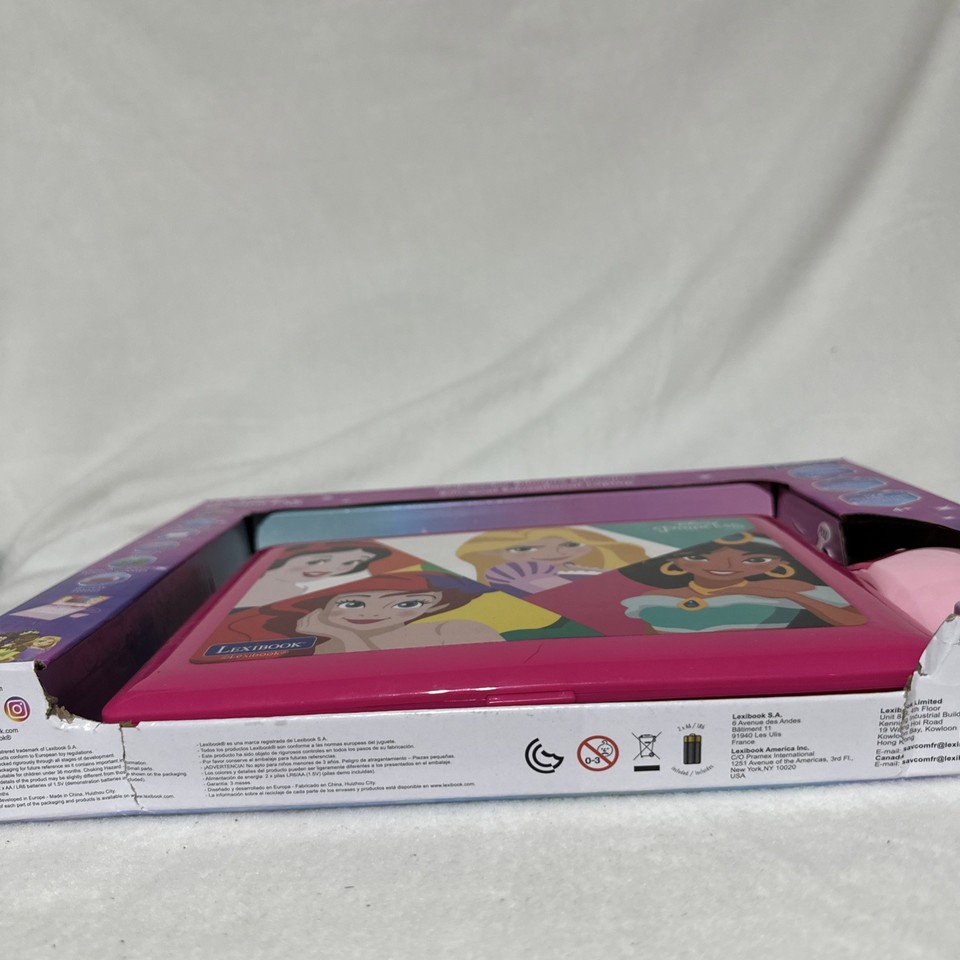 Lexibook Disney Princess Educational and Bilingual Laptop Spanish ...