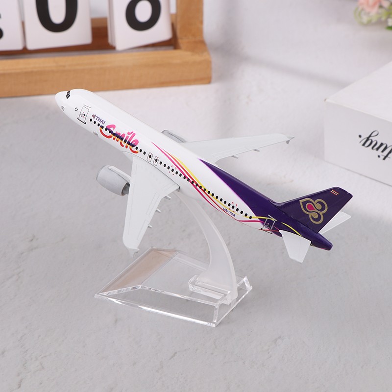 16cm Metal Aircraft Model Replica Thai Smile 320 Airplane Scale ...