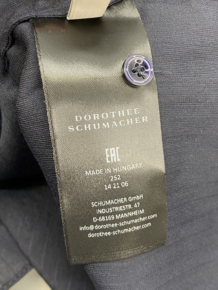 Dorothee Schumacher Womens Blouse Black Size M Soft Stripes Long Sleeve ...