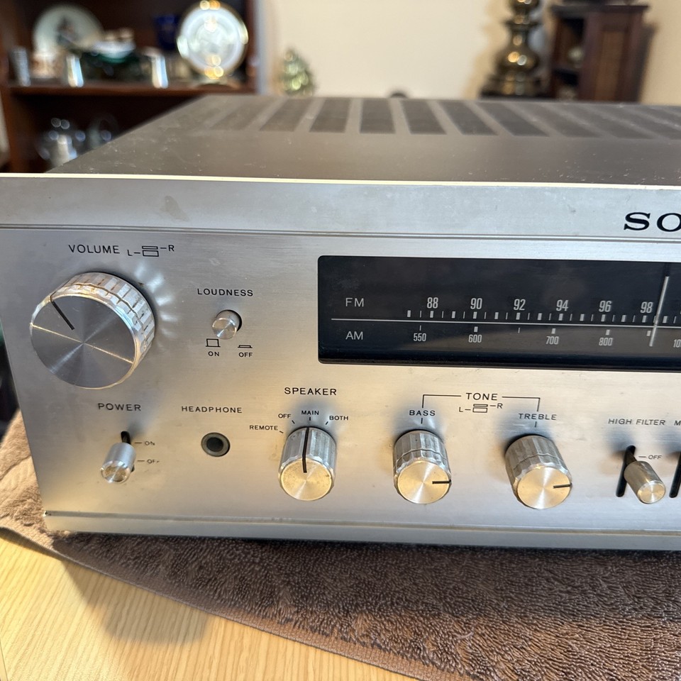 VINTAGE 1970S SONY STR-6065 FM/AM STEREO RECEIVER | eBay