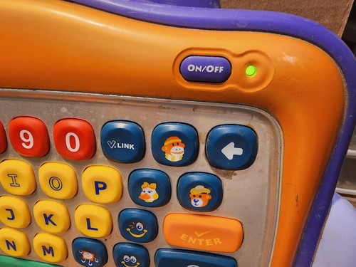 VTECH PC PAL VSMILE VINTAGE KEYBOARD COMPUTER TV LEARNING TYPING MOUSE ...