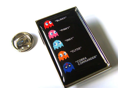 PACMAN BADIES RETRO GAMES ARCADE LAPEL PIN BADGE TIE TACK GIFT | eBay ...