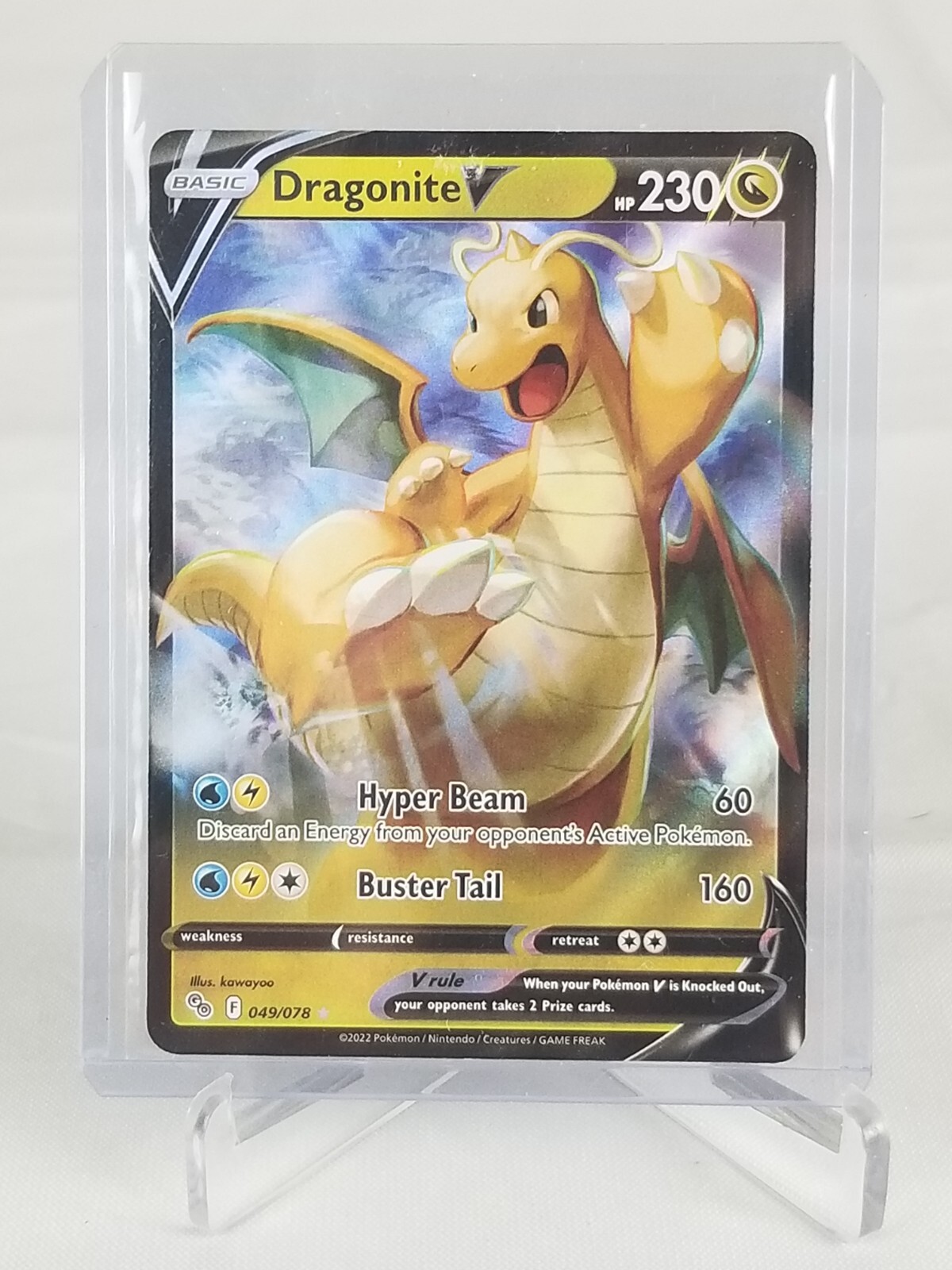Dragonite V Hp 230 Holo #49 Pokemon Card 2022 | eBay