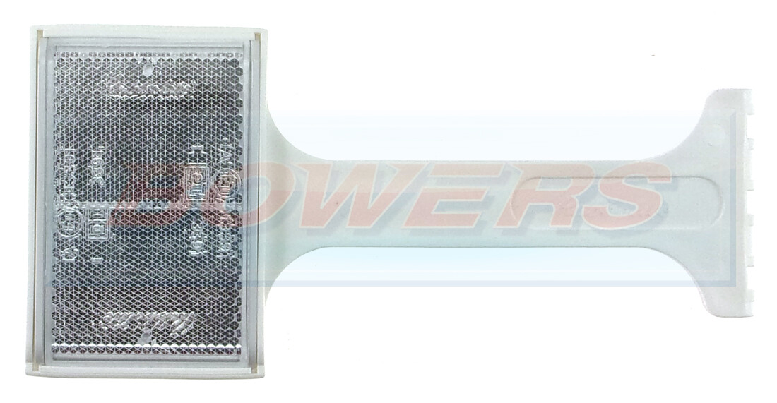 IVOR WILLIAMS TRAILER WHITE CLEAR FRONT STALK REFLECTOR P0693 | eBay UK