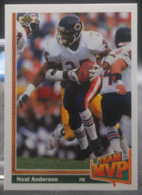 Neal Anderson (Bears/Florida Gators) - 1991 Upper Deck #453 | eBay