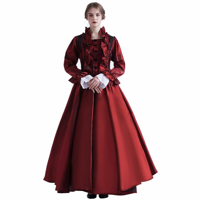 Women's Victorian Costume Renaissance Dress for Women Ballgown (Dress ...