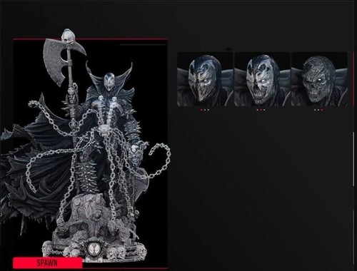 Anime Spawn 1/10 1/8 Unpainted GK Models 3D Printed Figures Resin Kits ...